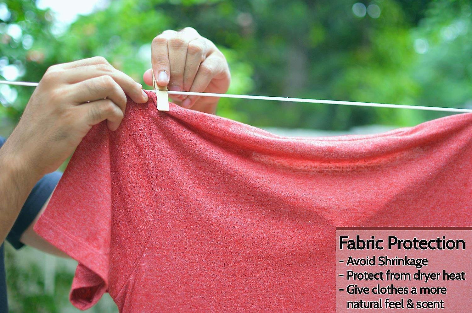 40ft Retractable Clothesline Portable Heavy Duty Indoor And Outdoor ...