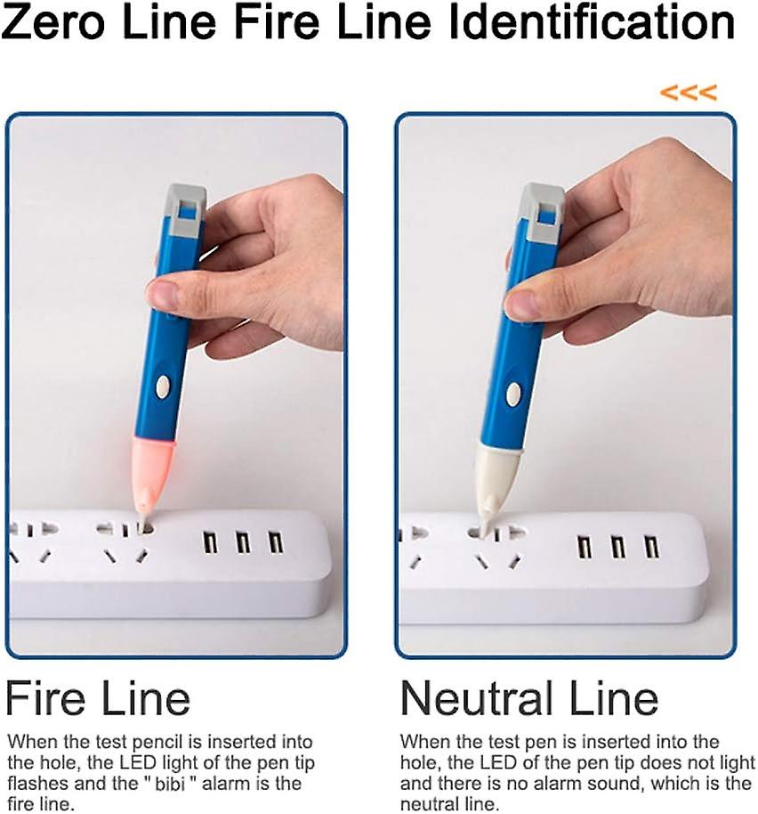 2 pieces of non-contact LED indicator alarm electrical test pen | Fruugo UK
