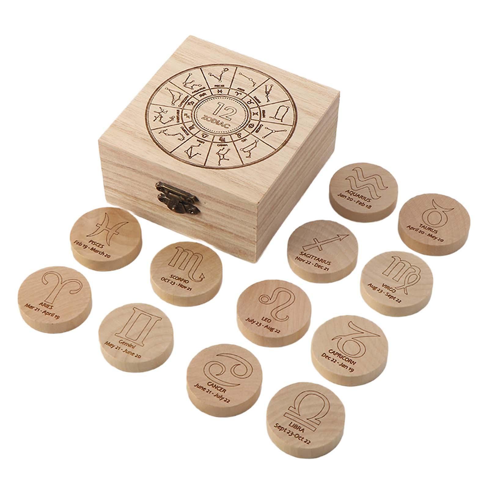 Wood Runes Set Divinatory Tools Witch Supplies Witch Gift Symbol Chart ...