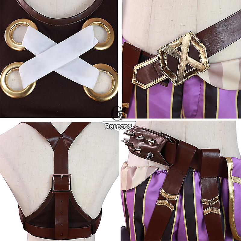 Jinx Cosplay Costume Game Lol Jinx Cosplay Costume Women Sexy Jinx ...