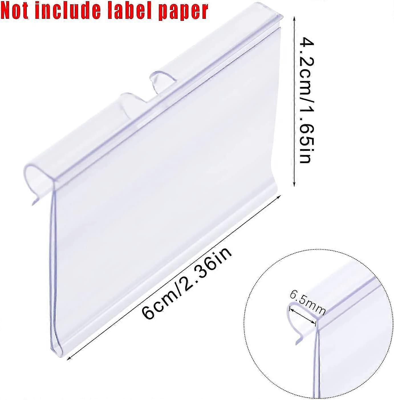 Clear Plastic Label Holders For Wire Shelf Retail Price Label, Basket ...