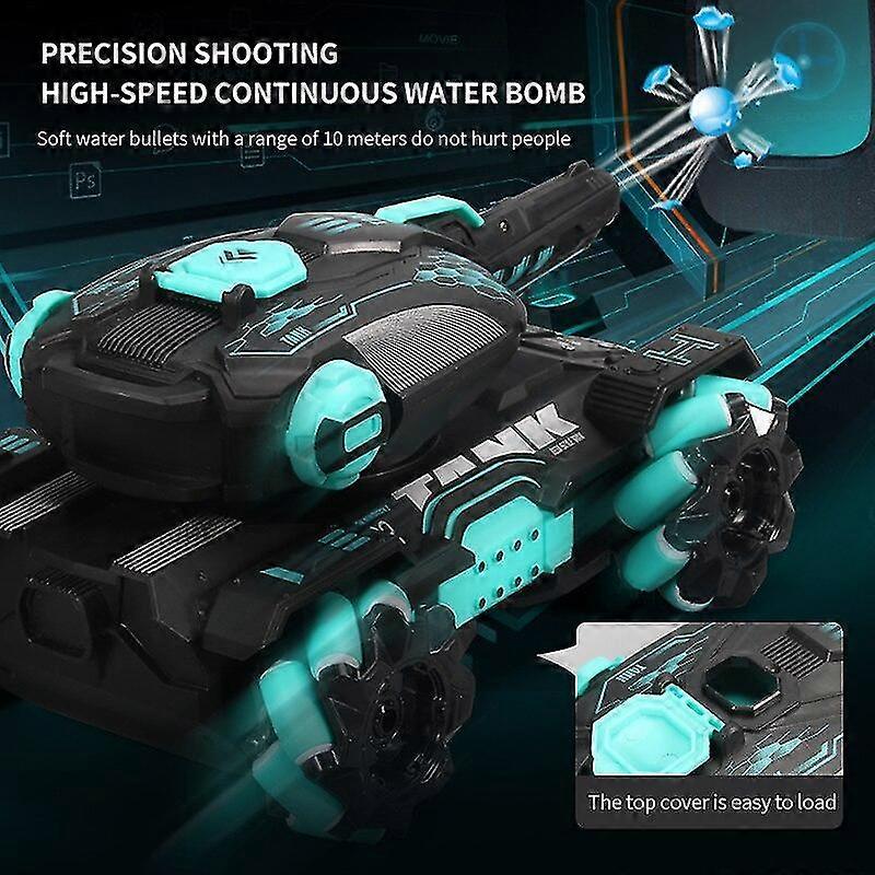 Rc Tank Toys Wheel Drive Remote Car 2.4g Rc Tank Gesture Electric Toy ...