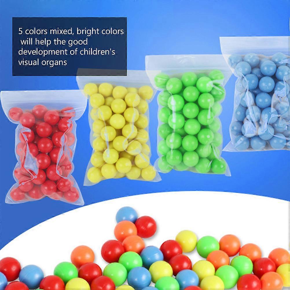 100pcs Colored Plastic Balls Counting Balls for Probability Learning (5 ...