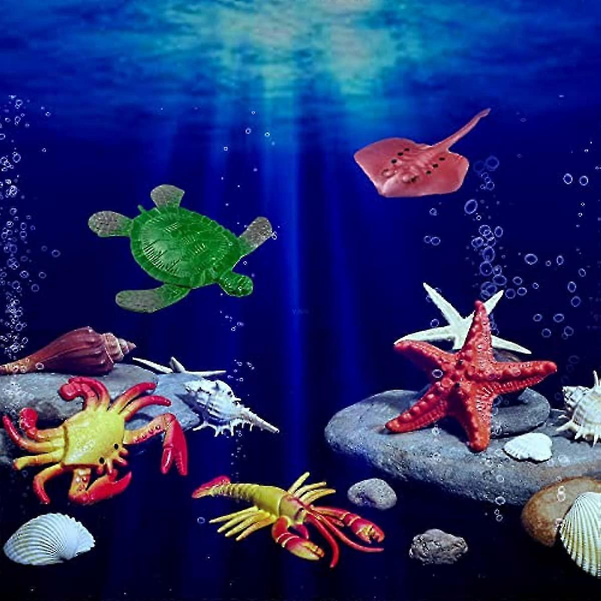 6 Pack Large Sea Creatures Water Growing Toy For Kids Party Favor Funny ...
