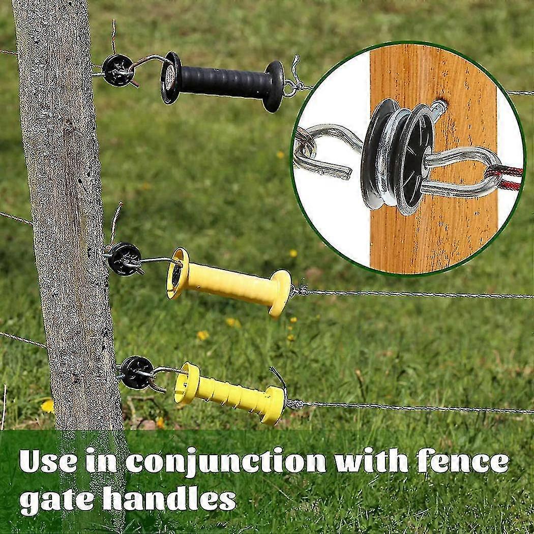 10pcs Electric Fence Gate Handle Anchor Electric Fence Insulators Fence ...