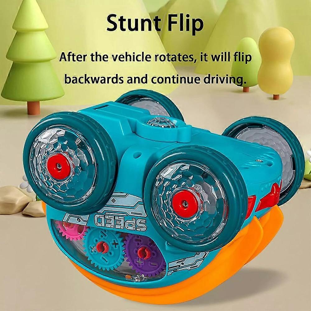 Speedlite Dynamic Gear-Powered Car with Led Lights, Light Up Toy Cars ...