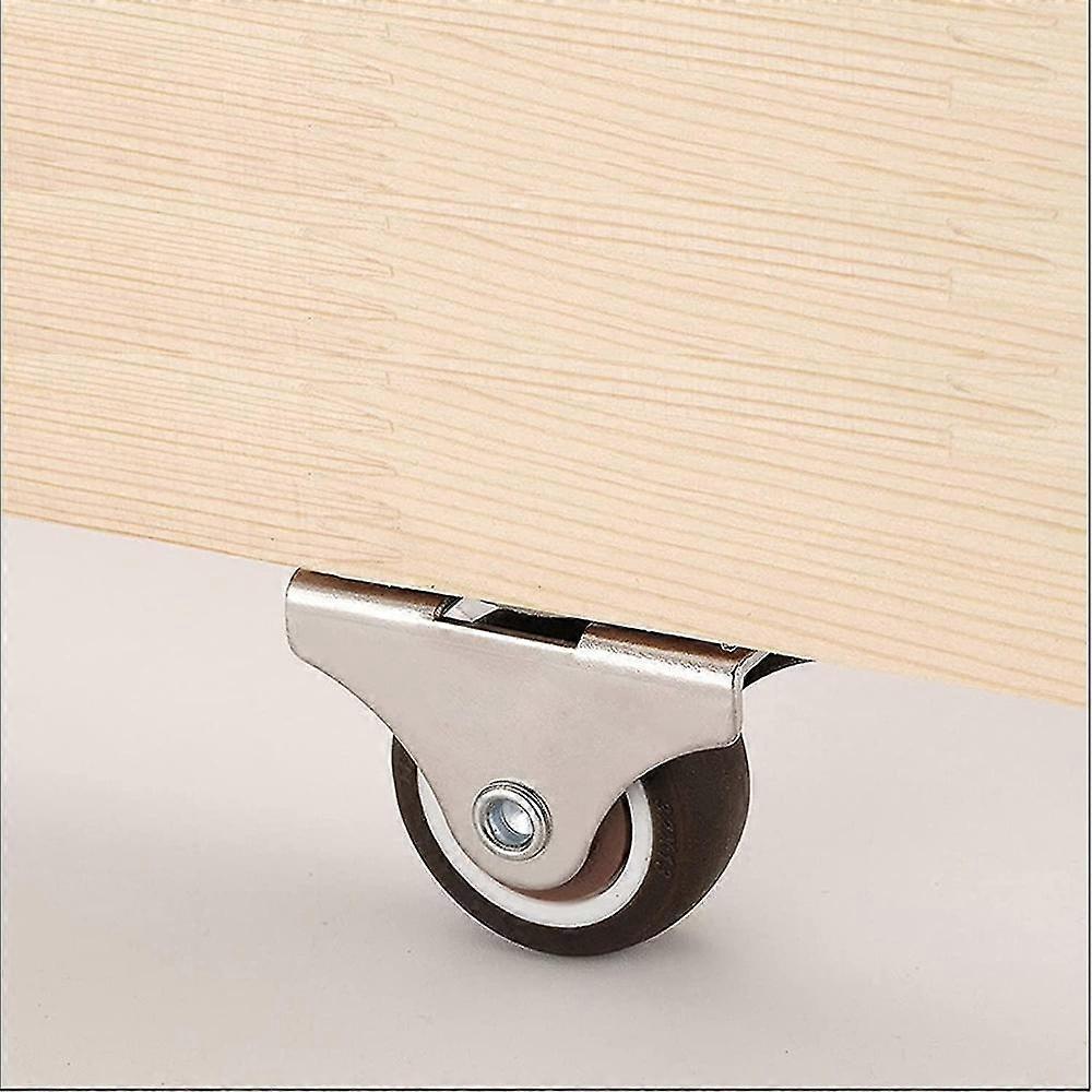 4 Pieces Furniture Casters, Transport Casters, Swivel Casters(silver ...