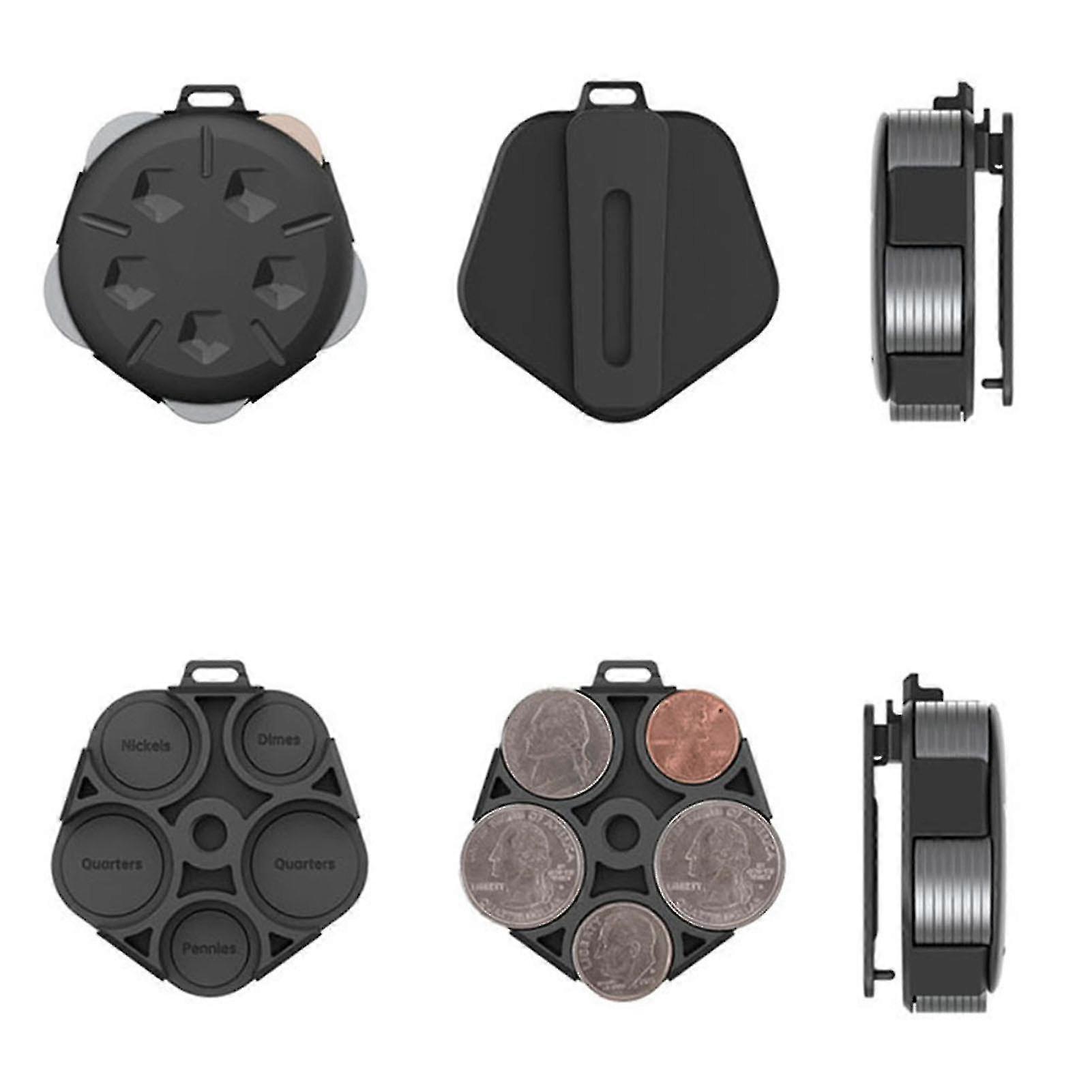 Portable Coin Organizer Coin Dispenser Case Lightweight For ...