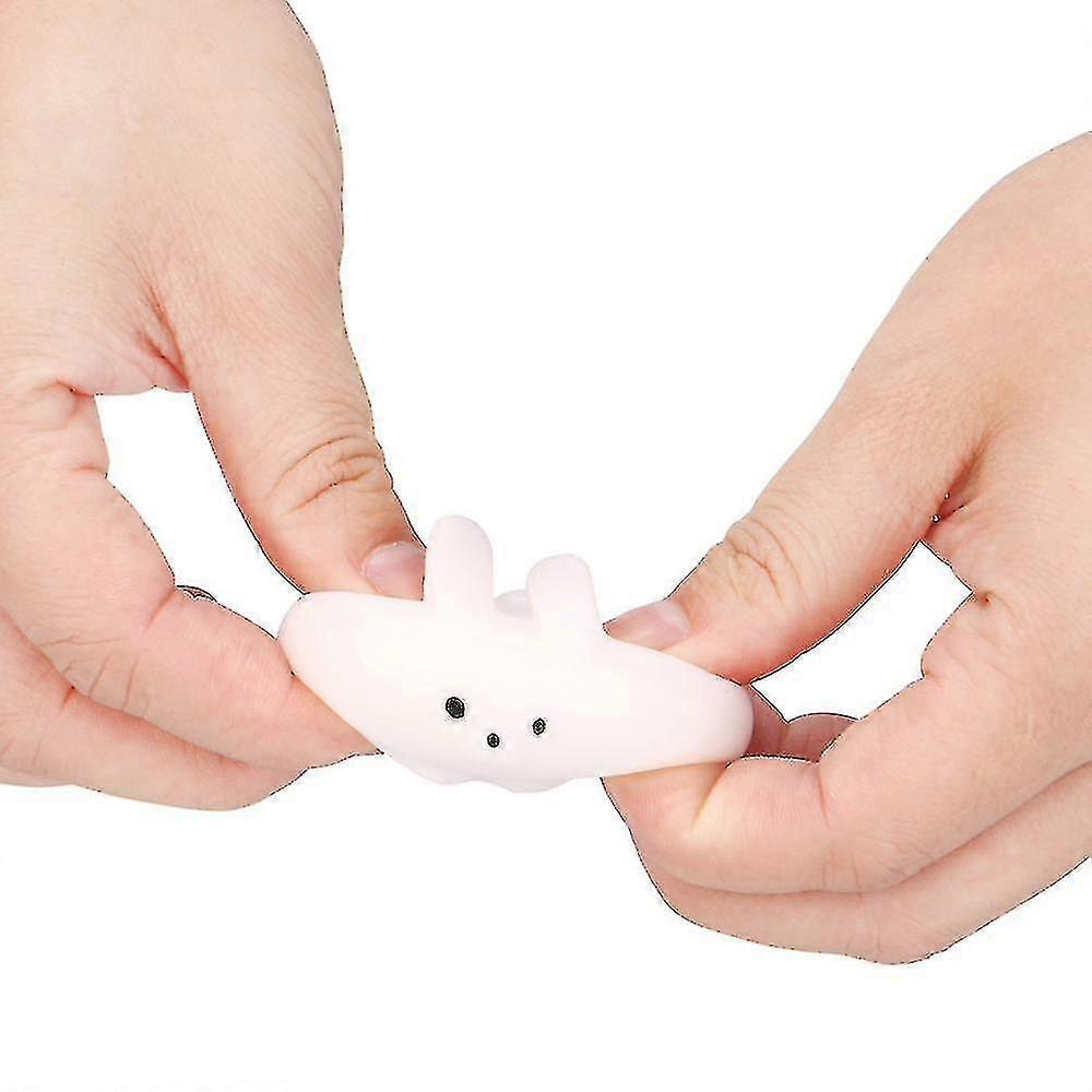 Squishy Cute White Seal Healing Squeeze Abreact Fun Joke Gift Rising ...