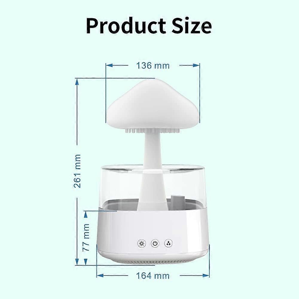 Humidifier for Bedroom, Cloud Rain Humidifier, Children's Room, 7 ...