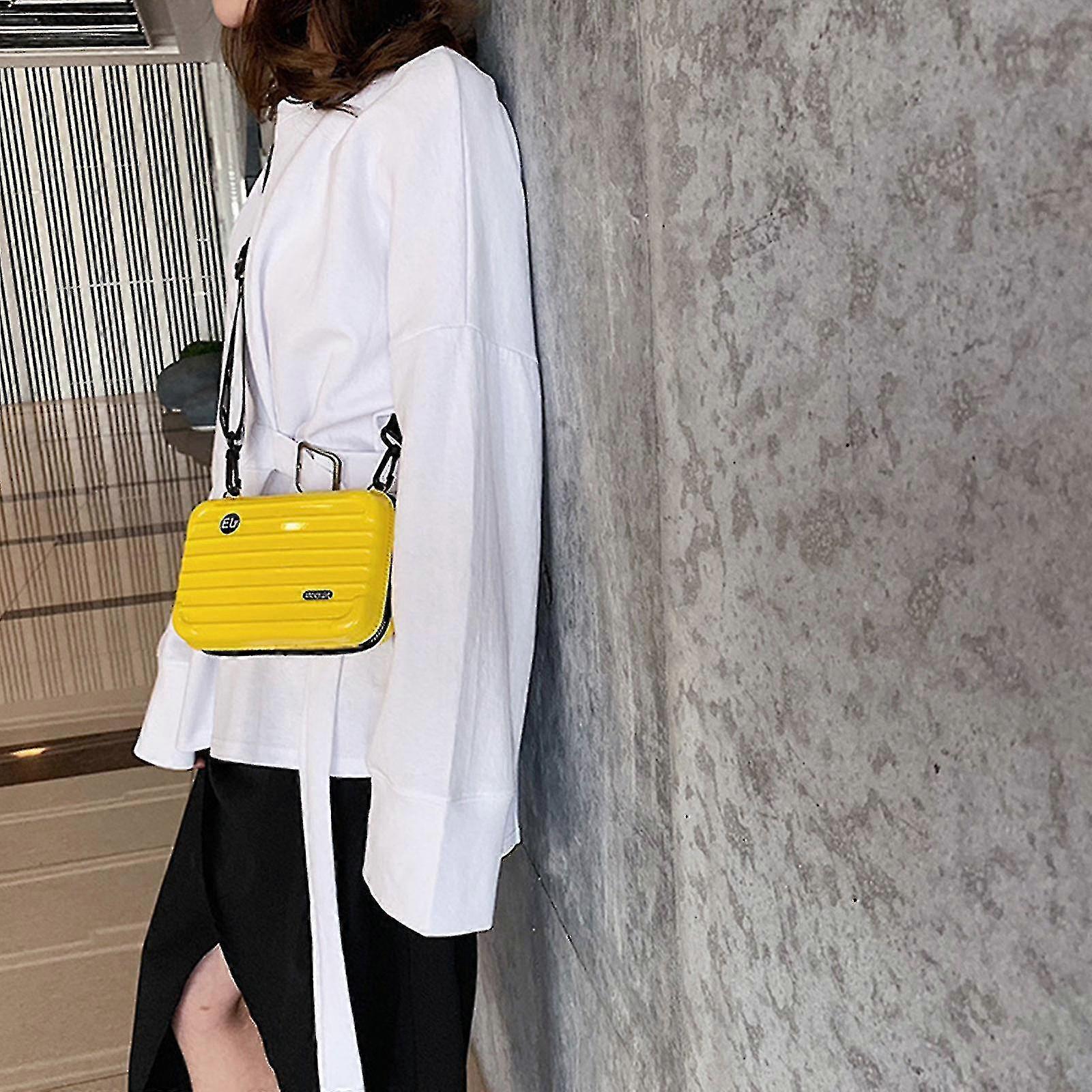 Leading sales 2023 Hard Shell Cosmetic Bag Women Mini Suitcase Shape ...