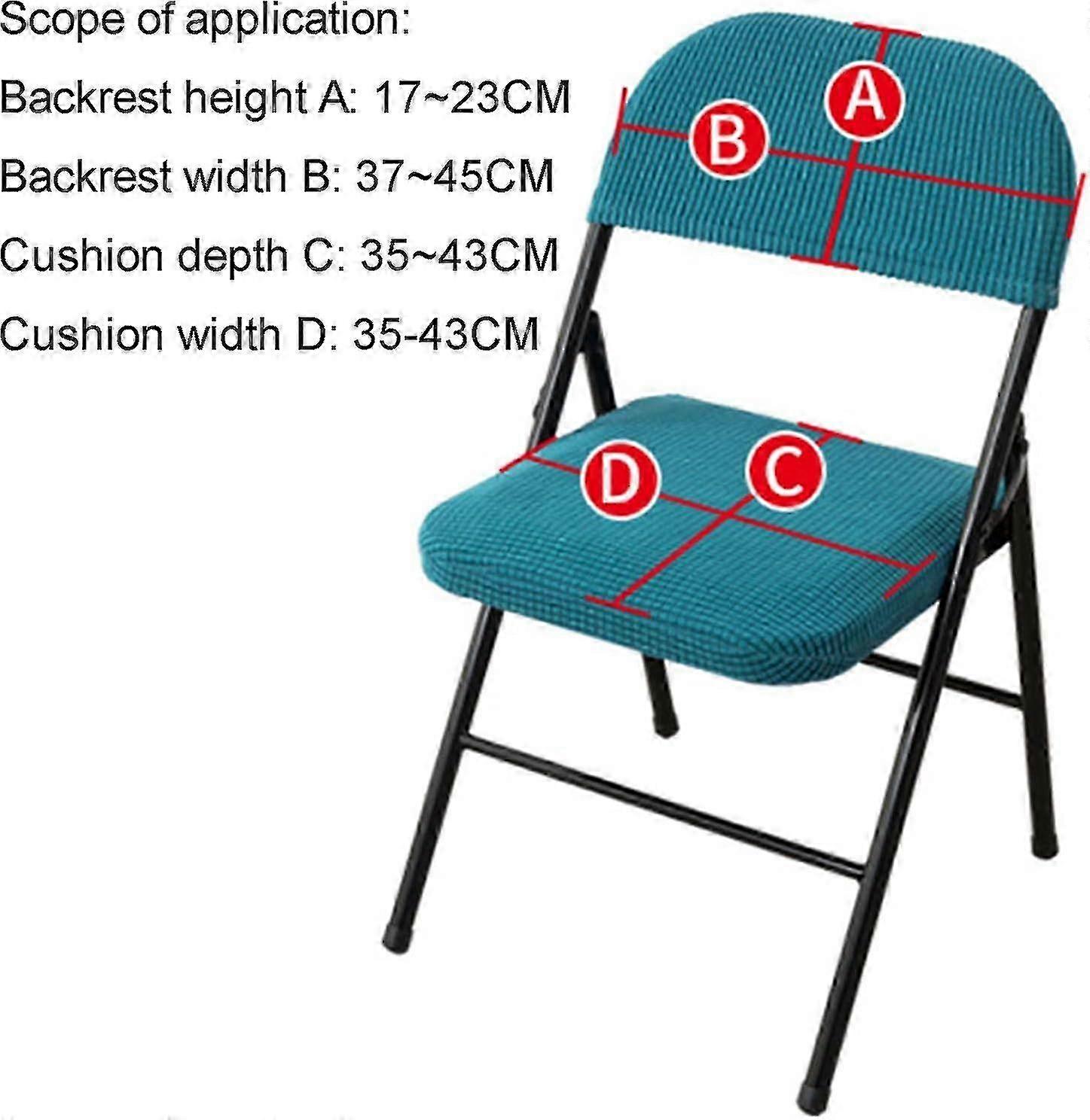 4 Pcs Folding Chair Split Seat Cover For Wedding Home Fruugo Uk