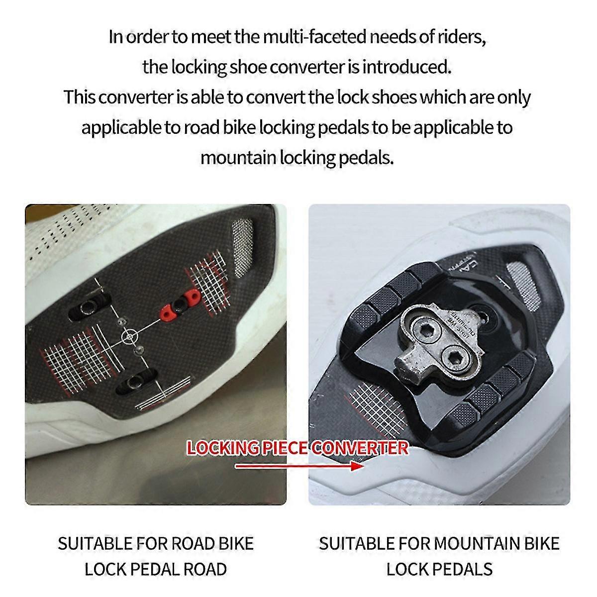 4848055320843Bicycle Lock Pedal Adapter Road Convert Pedal Spd Shoe ...