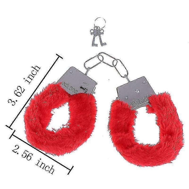 Fluffy Handcuff Bracelet Soft Plush Leg Cuff Wrist Binding Cuff ...