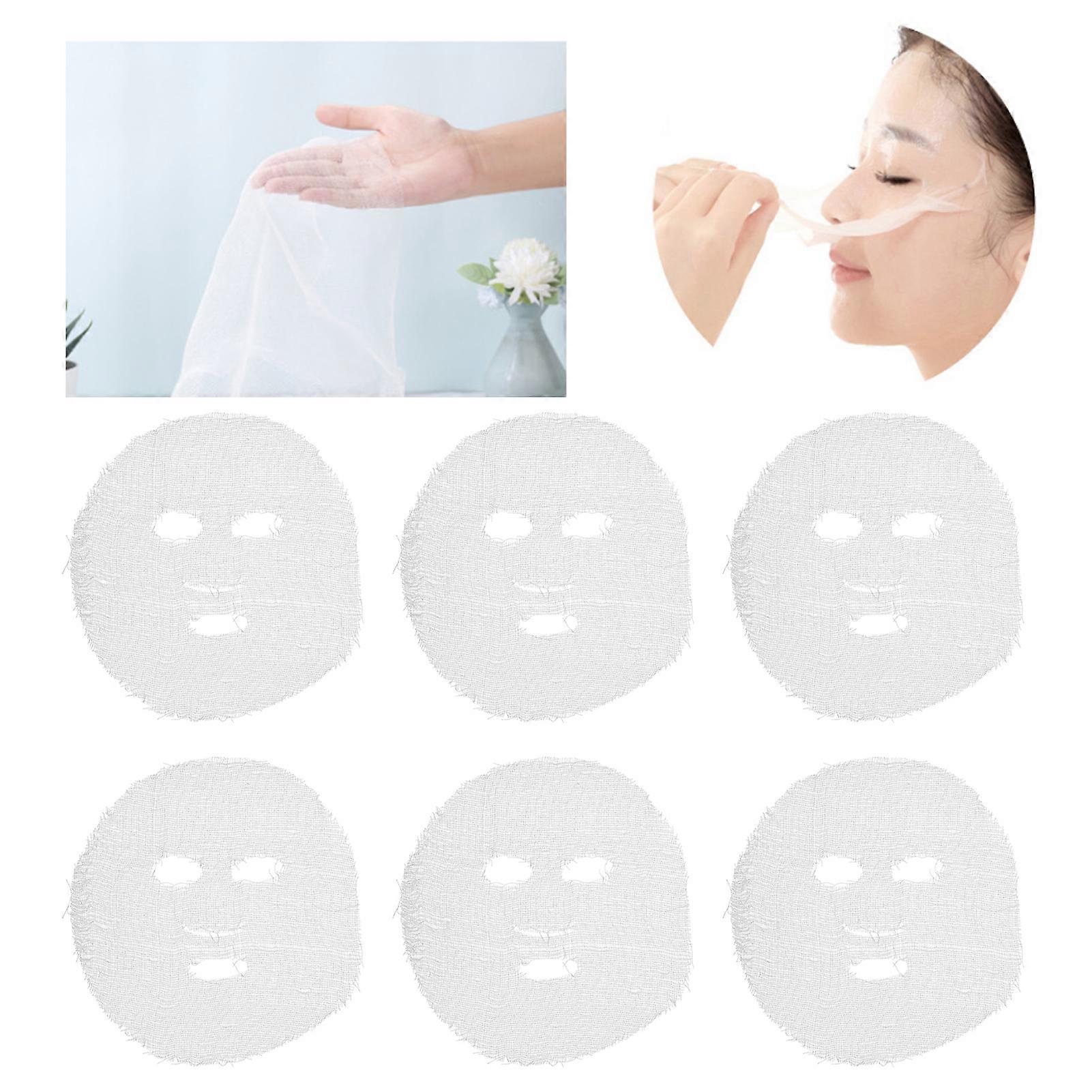 100pcs Precut Gauze Facial Mask Strong Water Absorption Disposable DIY ...