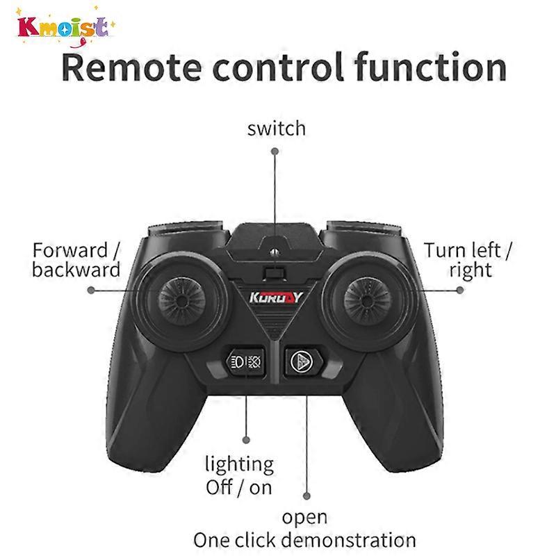 RC Tractor Trailer with LED Headlight Farm Toys Set 2.4GHZ 1/24 Remote ...