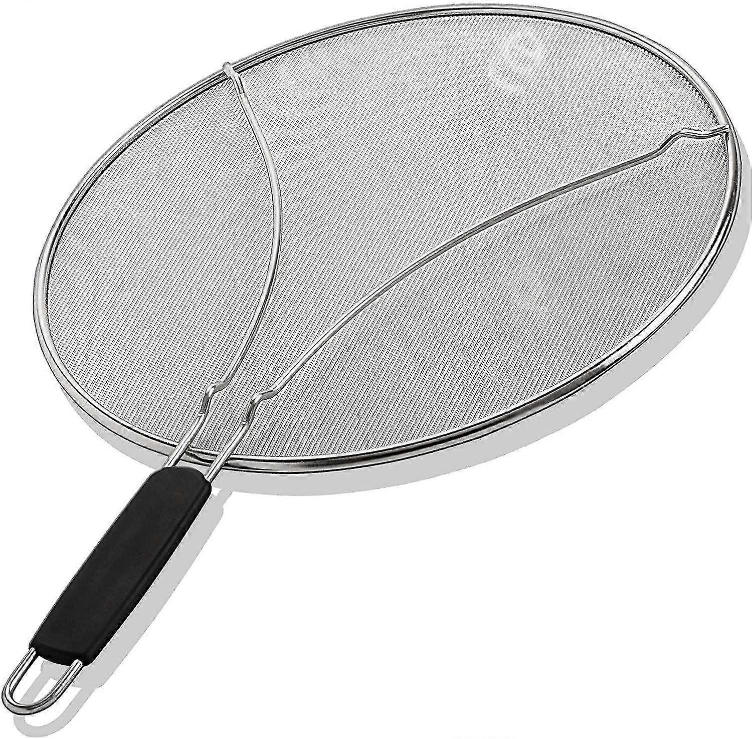 Grease Splatter Screen For Frying Pan 9.5" - Stops 99% Of Hot Oil ...
