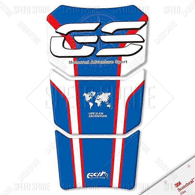 3D Motorcycle Tank Pad Sticker Protector Triple black 40 years Decal ...