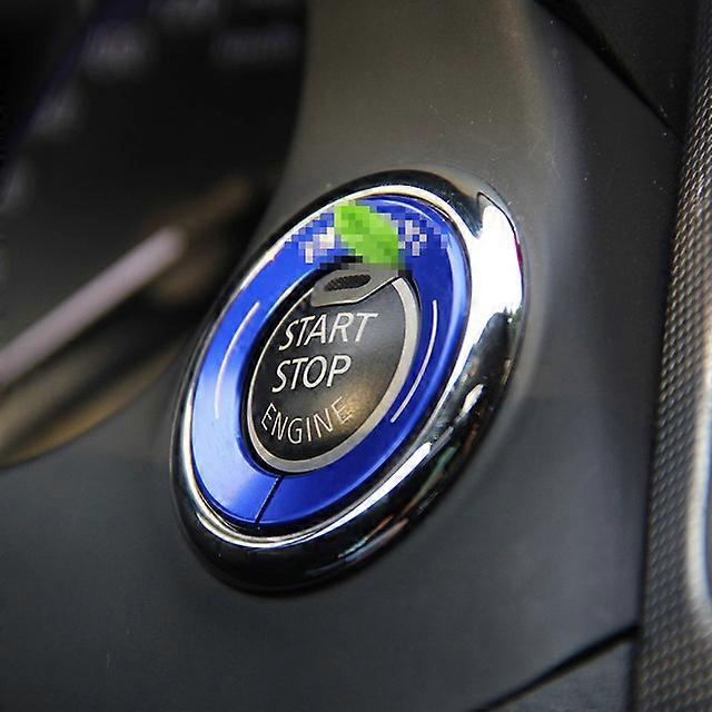 Car Engine Start Stop Button Ignition Switch Ring Decorative Stickers ...