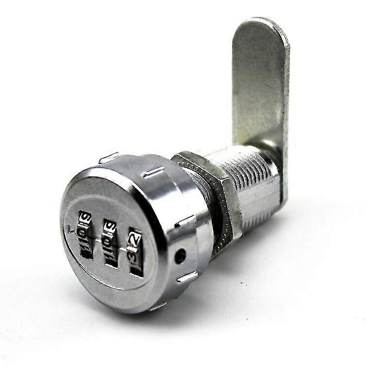Combination lock coded cupboard drawer lock digital mechanical 3 digit ...