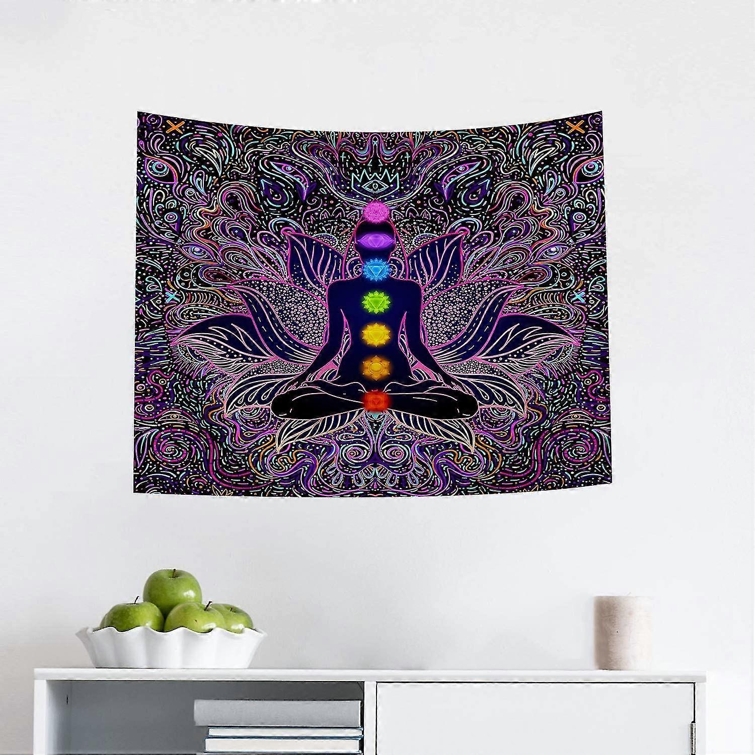 Seven Chakras Tapestry - Boho Mandala Yoga Meditation Wall Hanging ...