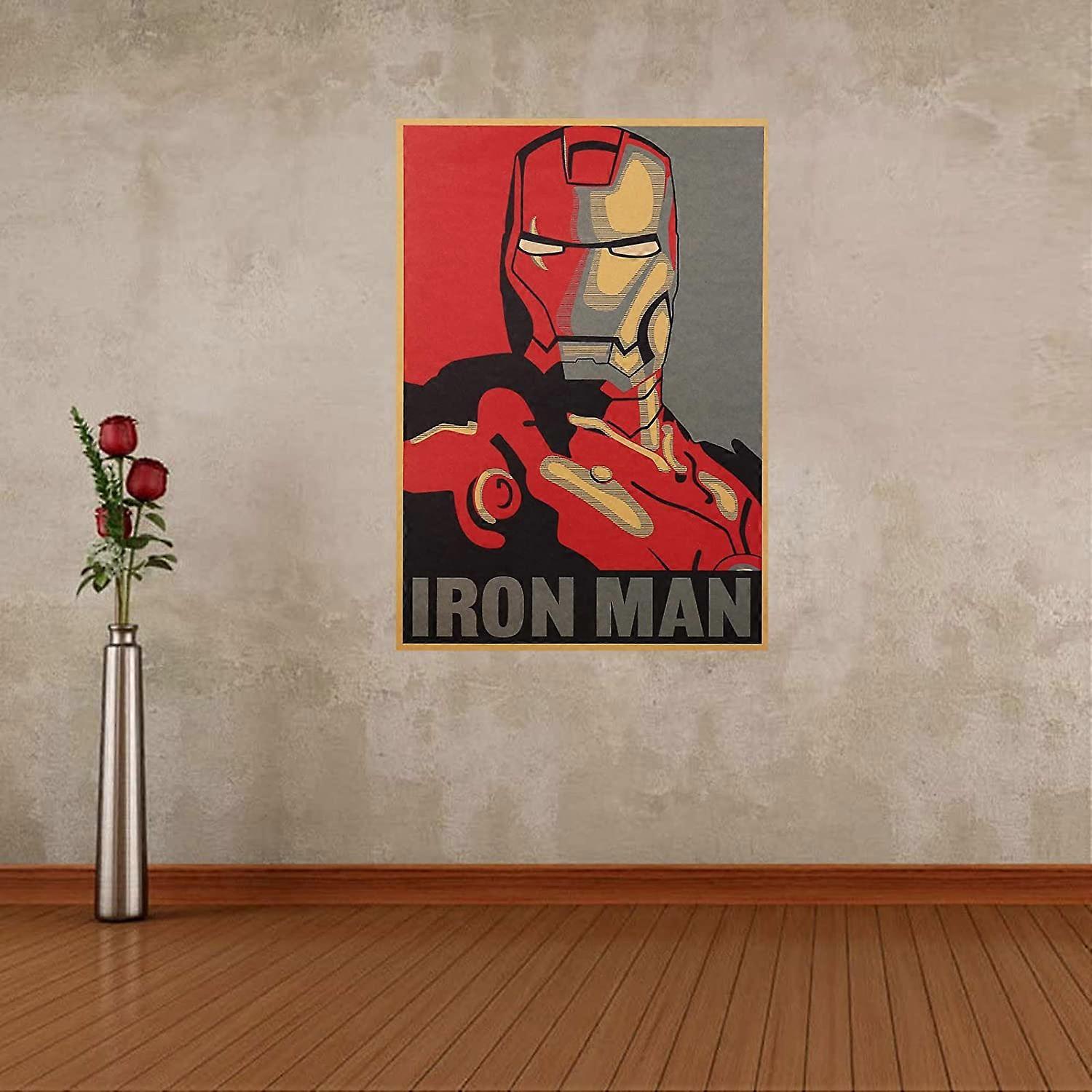 Vintage Marvel Superhero Iron Man Poster Retro 20 x14 Inch Unframed ...
