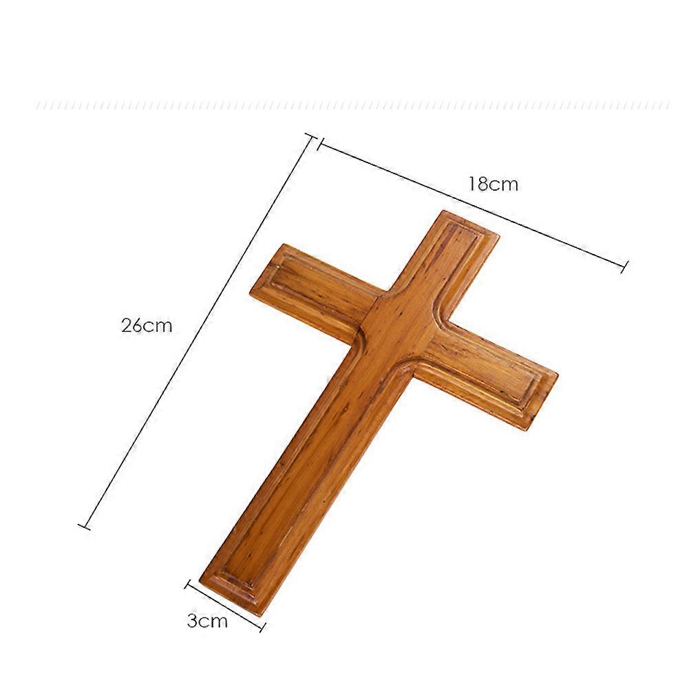 Wood Wall Mounted Cross Wooden Wall Cross Ideal Gift Decoration For ...