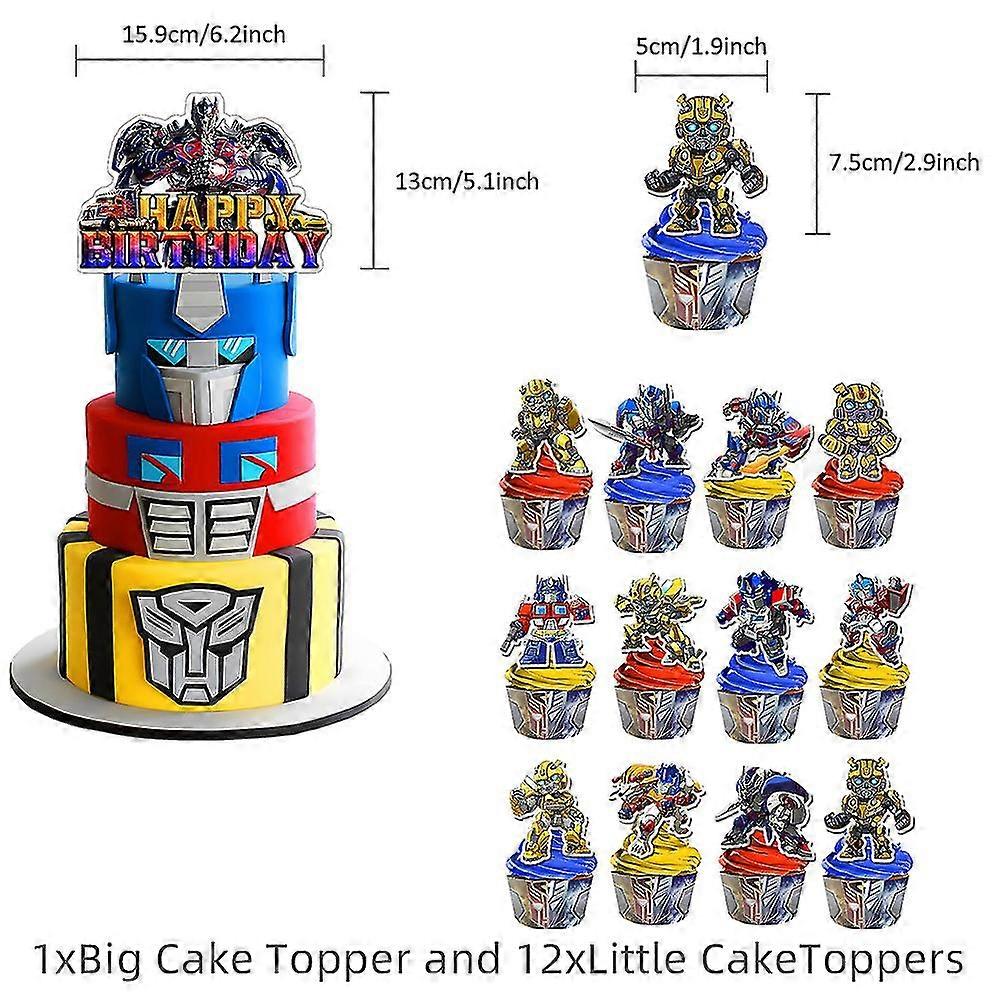 Transformers Theme Party Supplies Birthday Decorations Banner Balloons ...