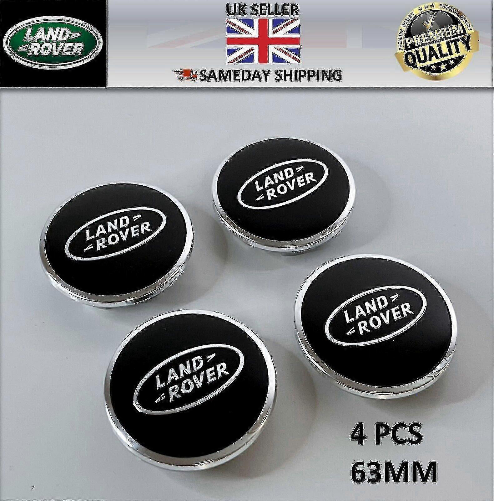 4 X Land Rover Centre Caps Black Range Rover Sport Evoque Velar ...