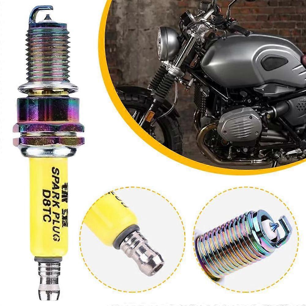 Motorcycle Spark Plugs D8TC For Vertical Engine CG Series 125cc 150cc ...