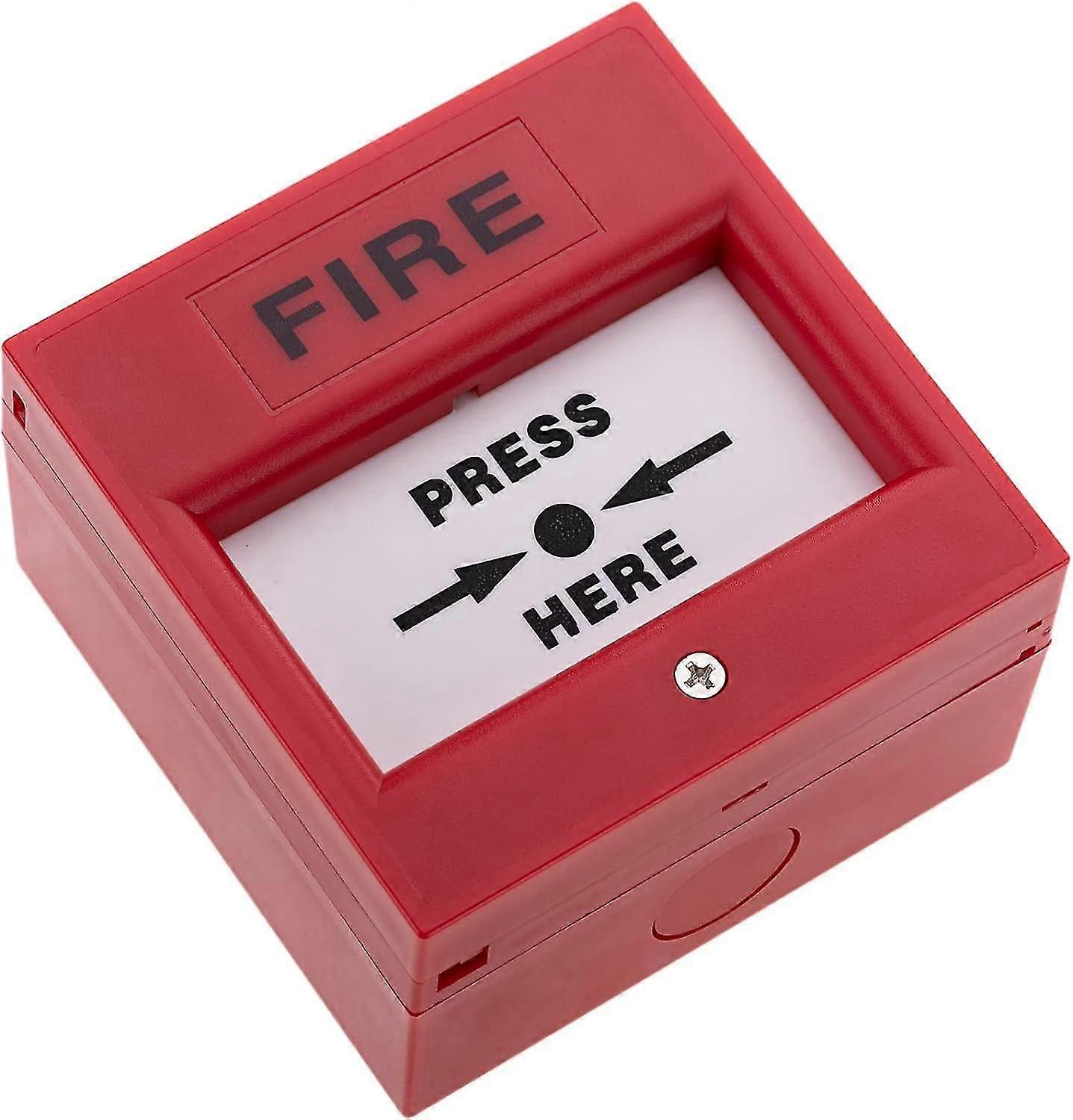 Emergency manual button for fire alarms with LED light | Fruugo UK