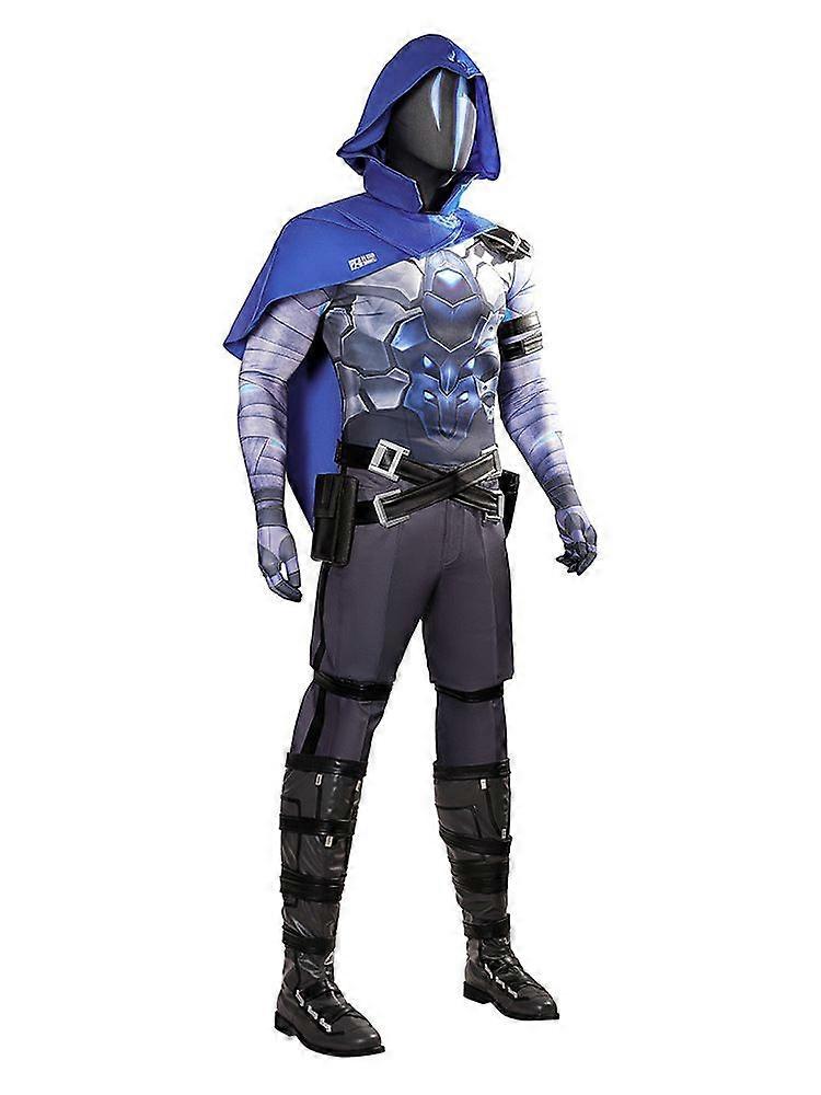 VALORANT Omen Cosplay Costume Top Cloak Outfits Halloween Carnival Suit ...