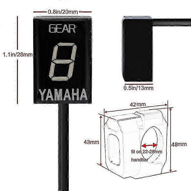 Gear Indicator For Motorcyc Yamaha R6 Xj6 Fz6 Fz8 R1 Fz400 Fzs Xjr400 ...