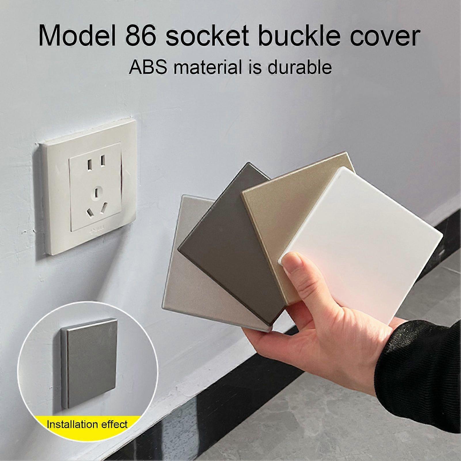 Outlet Protective Cover Ultra-thin Child Proof Wall Socket Safety Guard ...