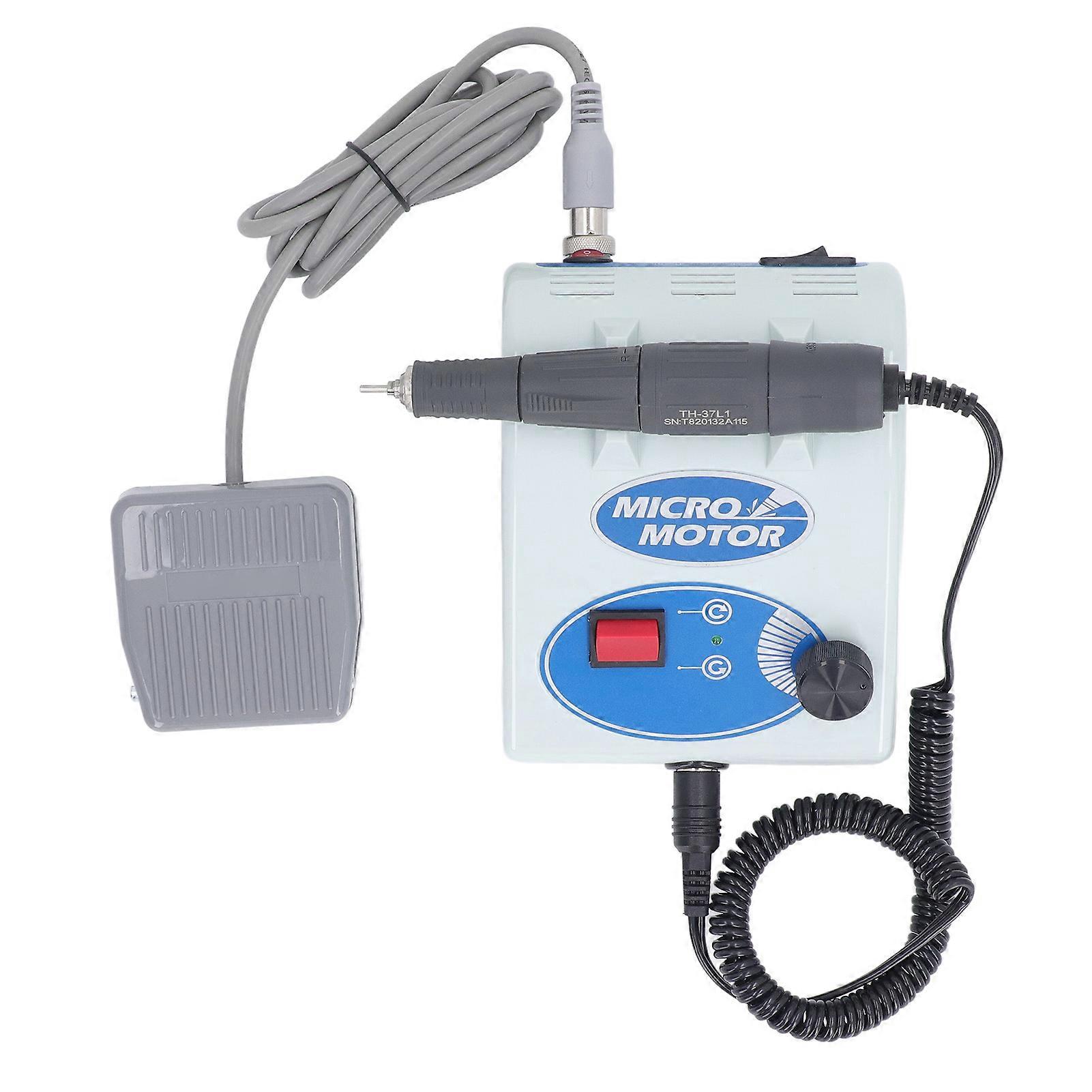 Micromotor Polisher 35000RPM Manual and Pedal Control Carbon Brush ...