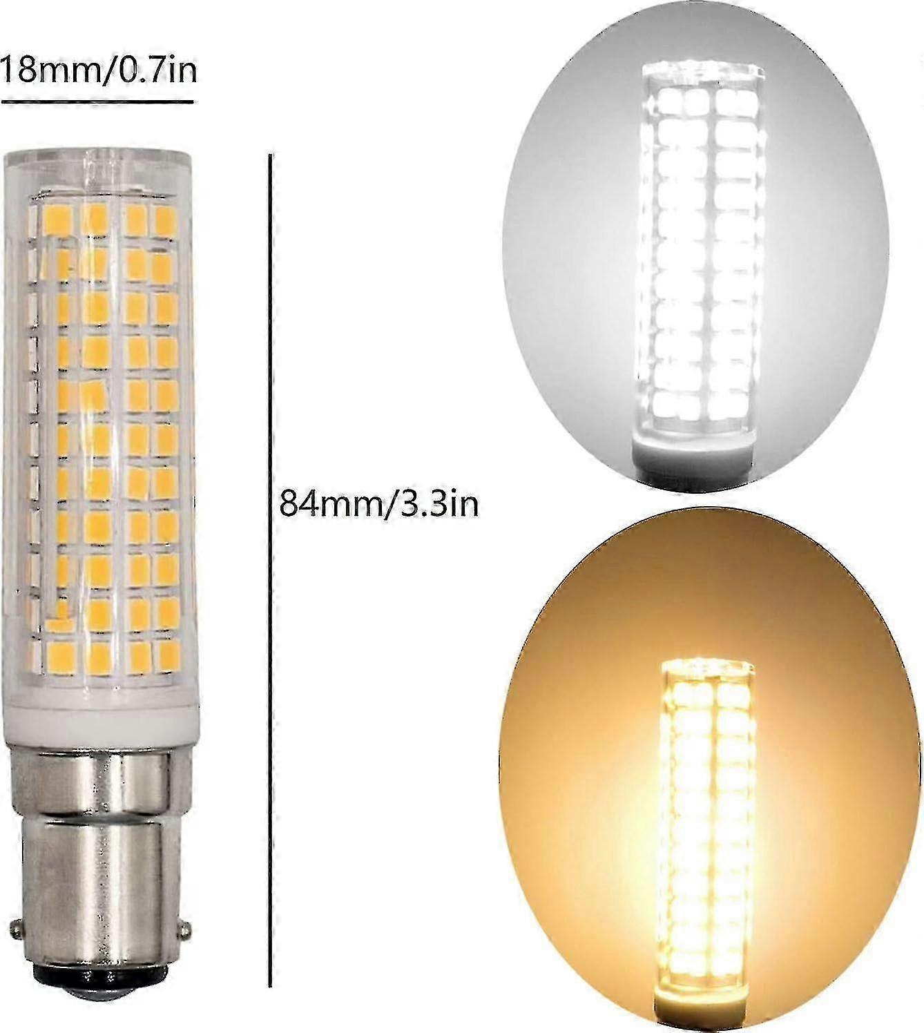 B15 Led Light Bulb, Energy Saver Base 10w, For Fridge/sewing Machine ...