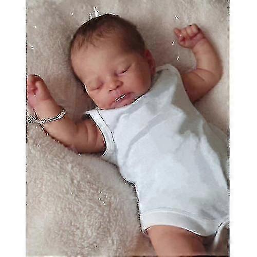 Reborn Dolls Boy Girl Baby Sleeping 20" Newborn Handmade Kids Gift Fake ...