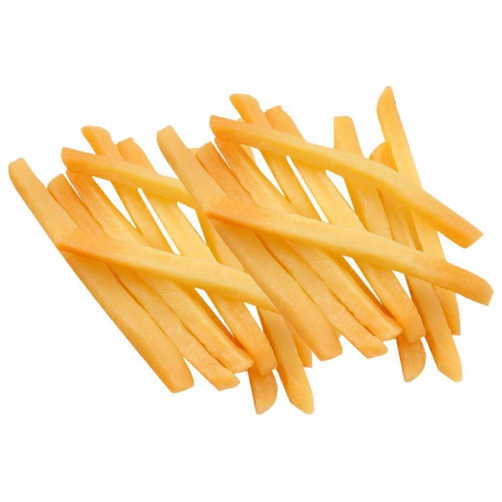 20pcs Realistic Fake French Fries Model Artificial Fast Food Simulation ...