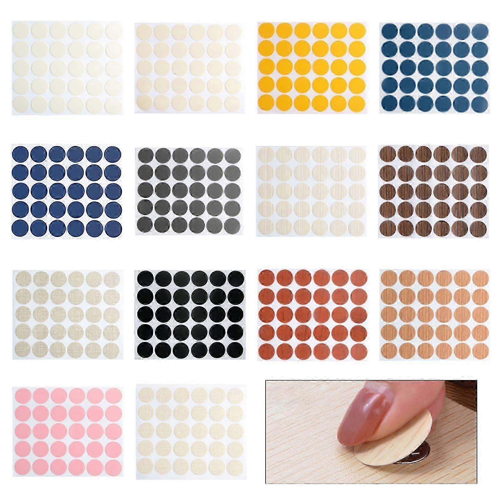 30pcs Self Adhesive Screw Hole Covers Stickers in Sturdy Waterproof PVC ...