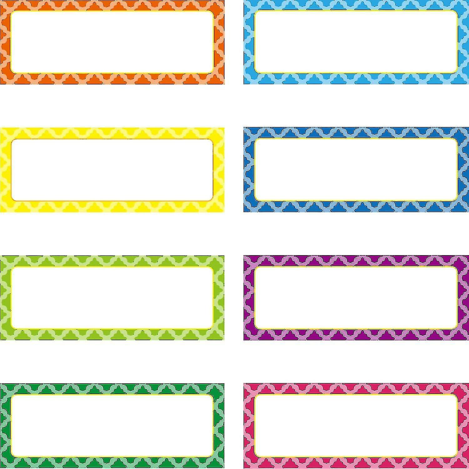 40 Pieces Magnetic Dry Erase Labels 3 X 1.2 Inch Name Plate Labels ...