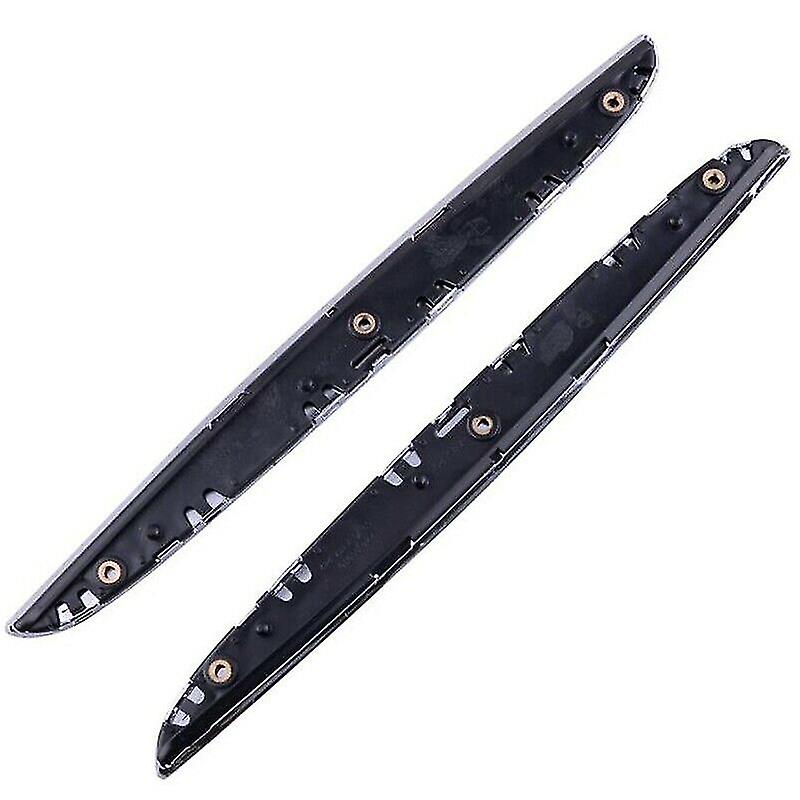 2pcs Chrome Abs Front Bumper Above Kidney Grille Hood Cover Trim ...