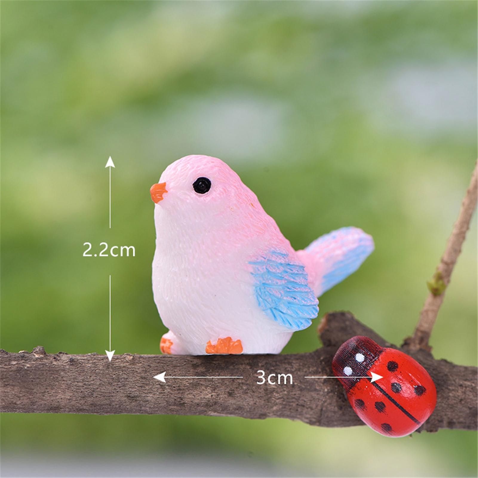 Colorful Lovely Sparrow Figurine Personalized Delicate Workmanship For ...