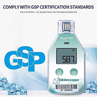 Tempu08b Temperature Data Logger 32000 Capacity Pdf Report Support ...