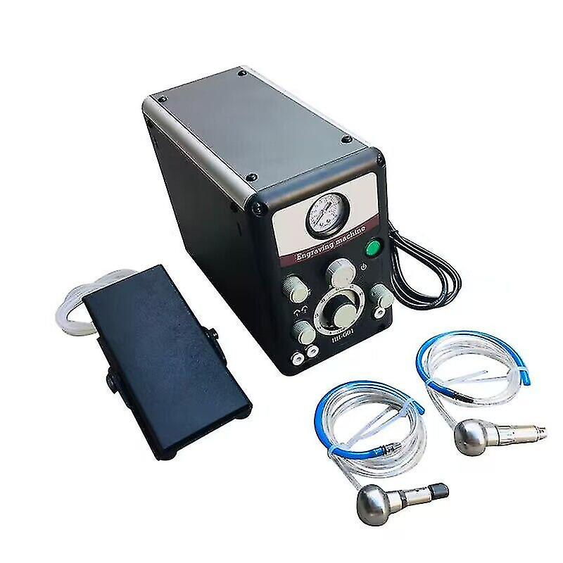 Double Head Pneumatic Engraving Machine Engraving 800 Stroke Minutes ...