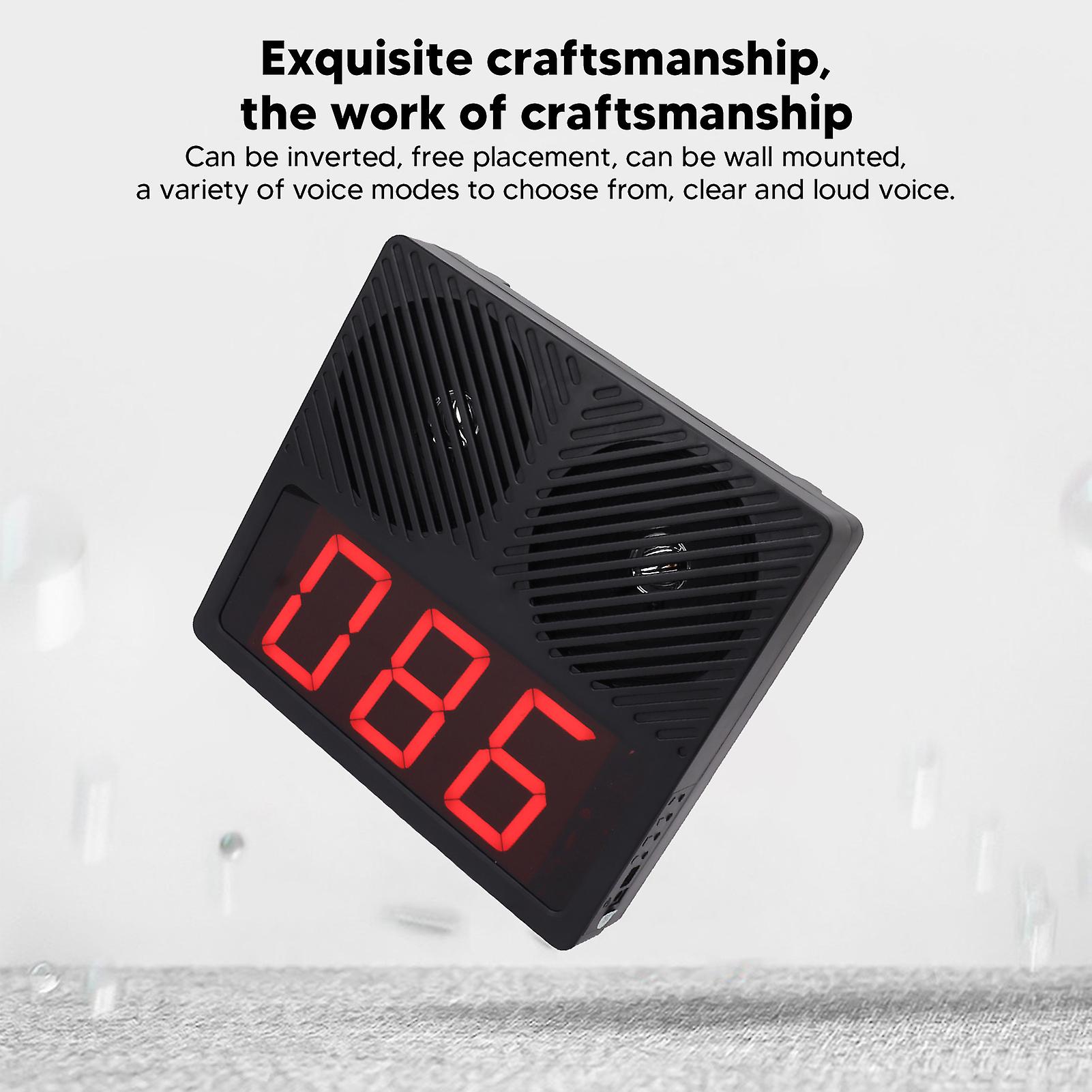 Queue Calling System 20W Loud Volume Wireless Restaurant Waiting Number ...