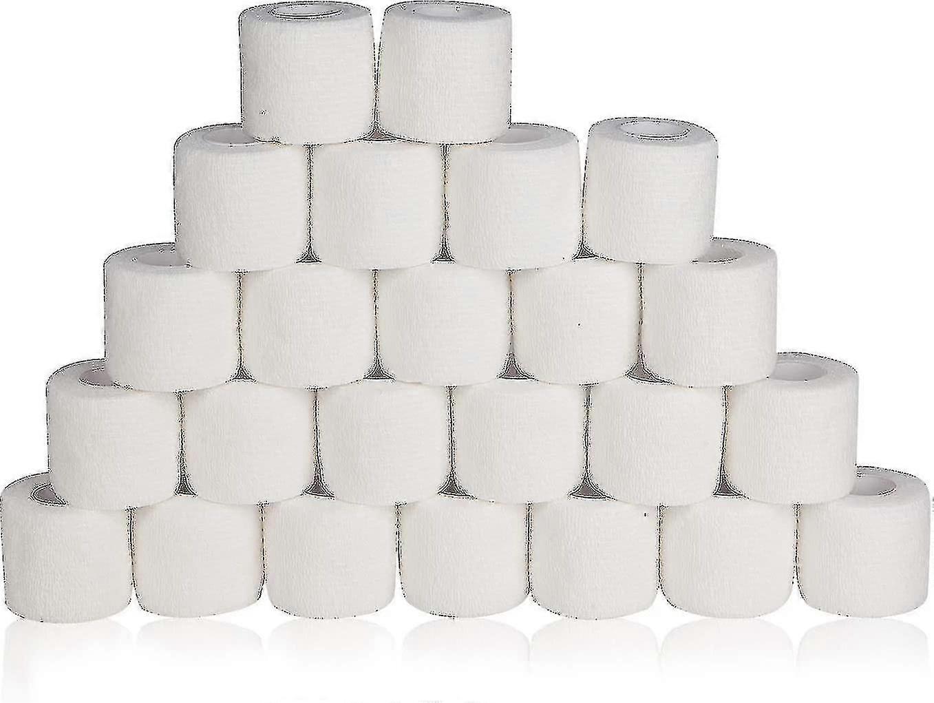 24 Rolls Self Adherent Cohesive Bandages Wrapmedical Tape For Skin ...