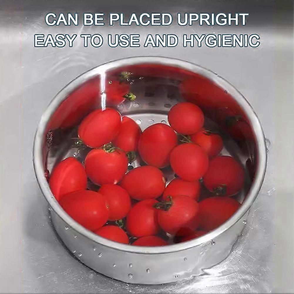 Stainless Steel Swan-Sink Strainer Basket Hanging Filtering Draining ...