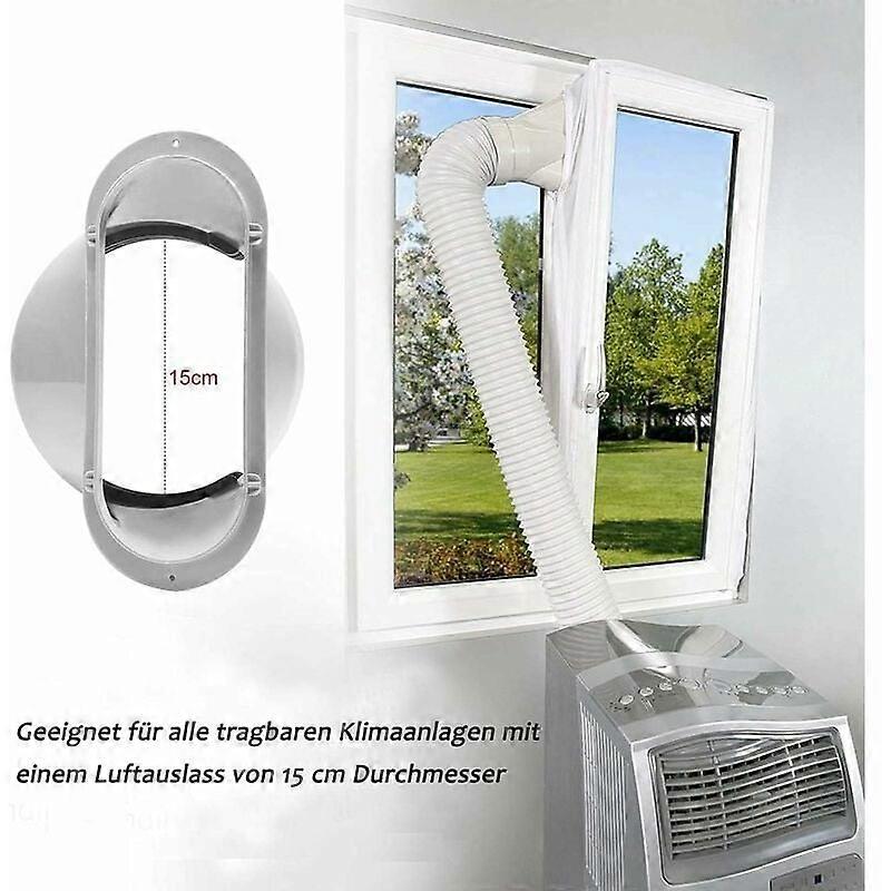 Air Conditioner Window Hose Adapter Flat Mouth Interface 15cm,T-Audace ...