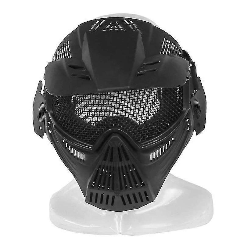 Jianghuo Tactical Steel Mesh Mask Breathable Safety Full Face ...