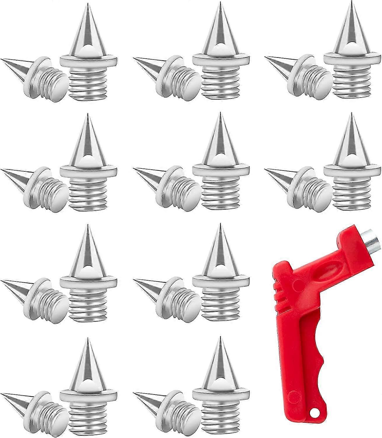 100 Pcs Track Spikes Replacement Nails Spikes With Spike Wrench | Fruugo UK